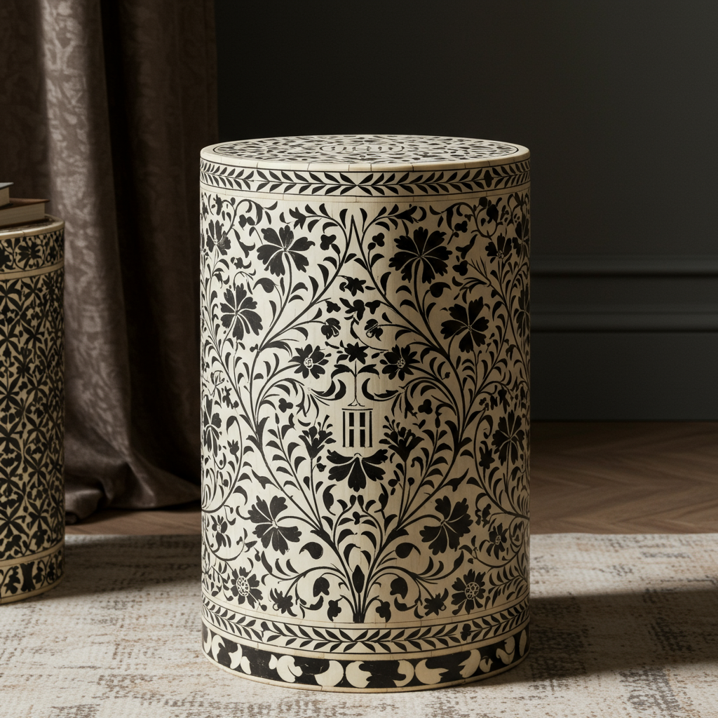 The Art of Bone Inlay Stool: Best use cases for small and large homes ...